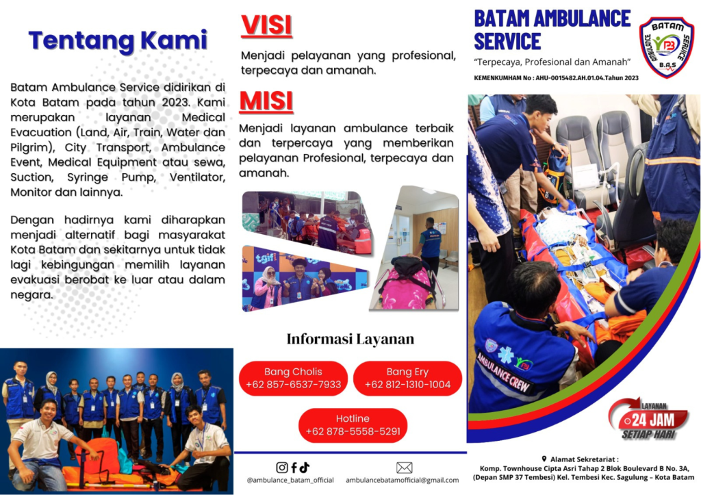 Layanan Sewa Ambulance di Batam 24 Jam